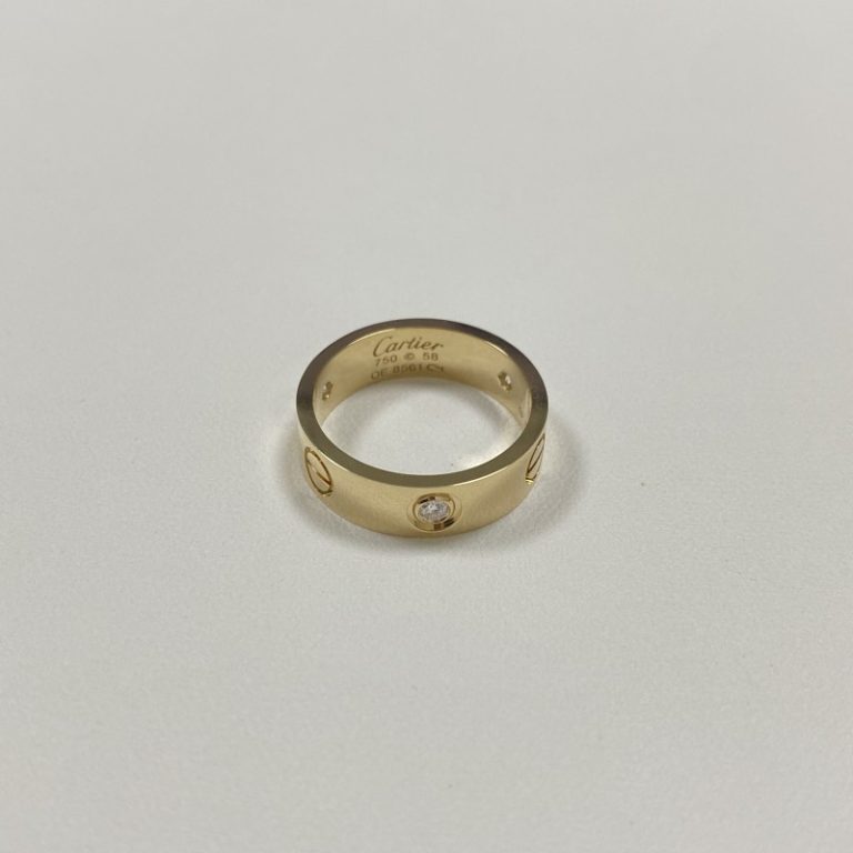Replica Cartier Love Ring 18K Yellow Gold 3 Diamonds - Design Your Own ...